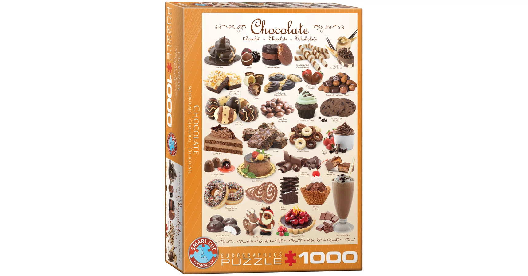 Eurographics Sweet Line Chocolate 1000 darabos kirakó